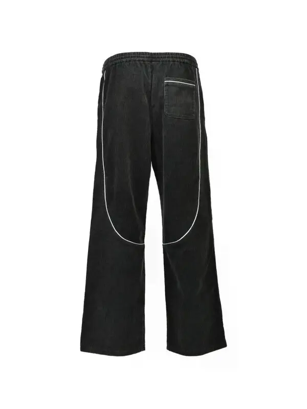 BREATH Corduroy Piping Trousers - Black