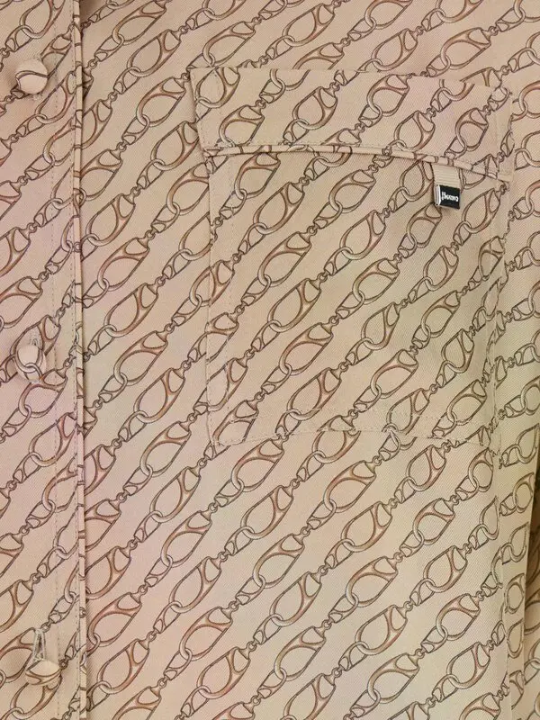 Herno Chain-pattern Shirt - Neutrals