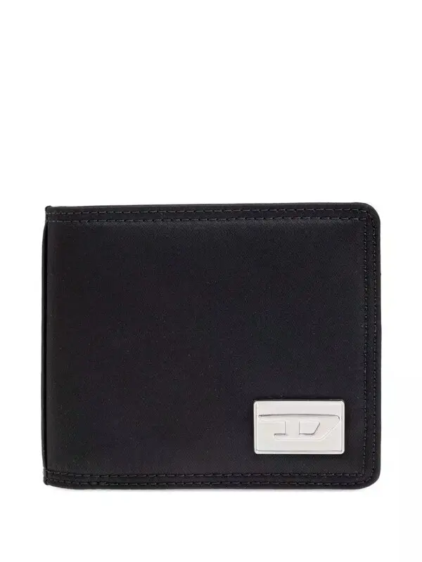 DIESEL® Metal Plaque Wallet - Black