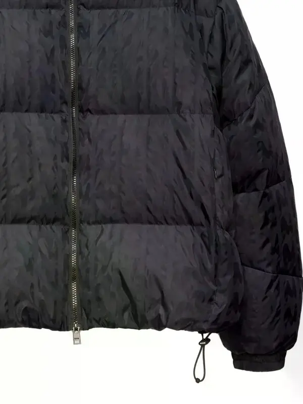 MSGM Padded Zip-up Jacket With High Neck