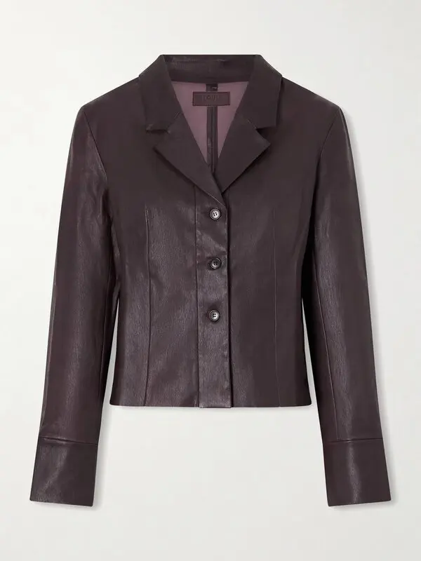 Stouls Giorgio Leather Jacket - Brown