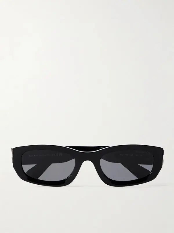 Miu Miu Cat Eye Acetate Sunglasses - Black