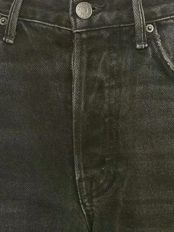 GRLFRND Karolina Distressed High-rise Trousers