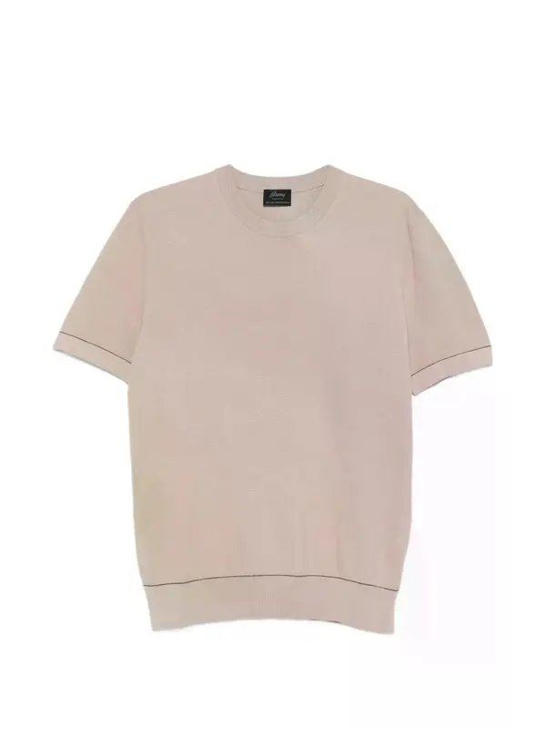 Brioni Contrast Trim T-shirt