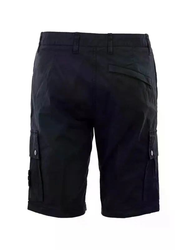 Stone Island Cargo Zip Pocket Bermuda Shorts