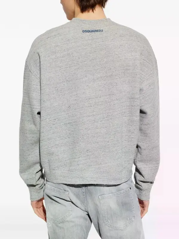 Dsquared2 Smile-print Cotton Sweatshirt