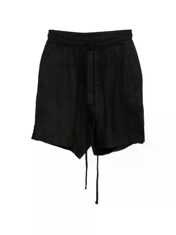 THOM KROM Drawstring Shorts - Black
