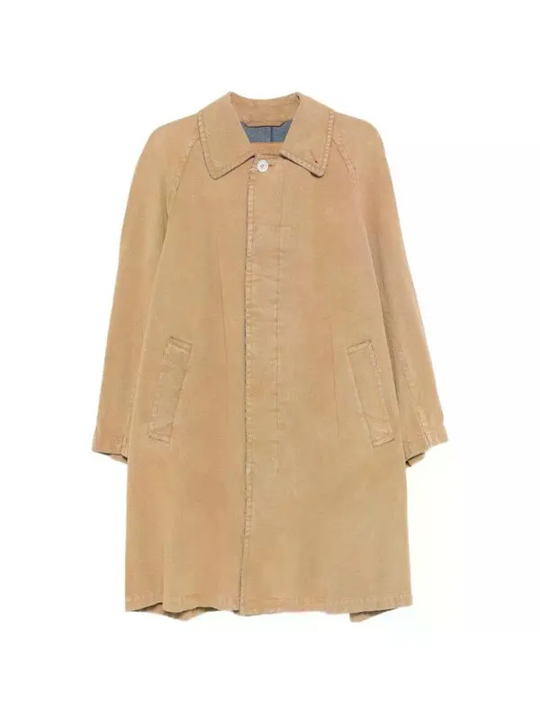 MAISON MARGIELA Sand Beige Button-up Coat