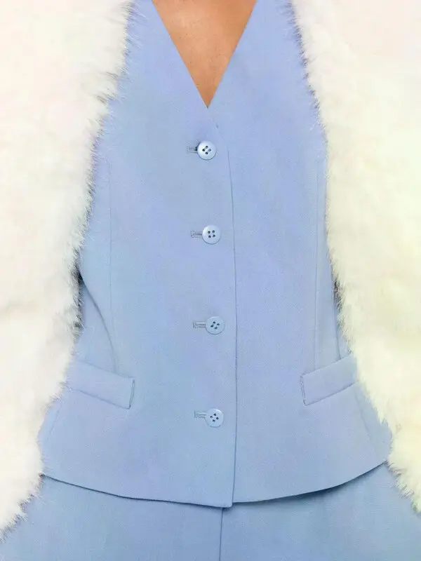 Max Mara Virgin Wool Waistcoat