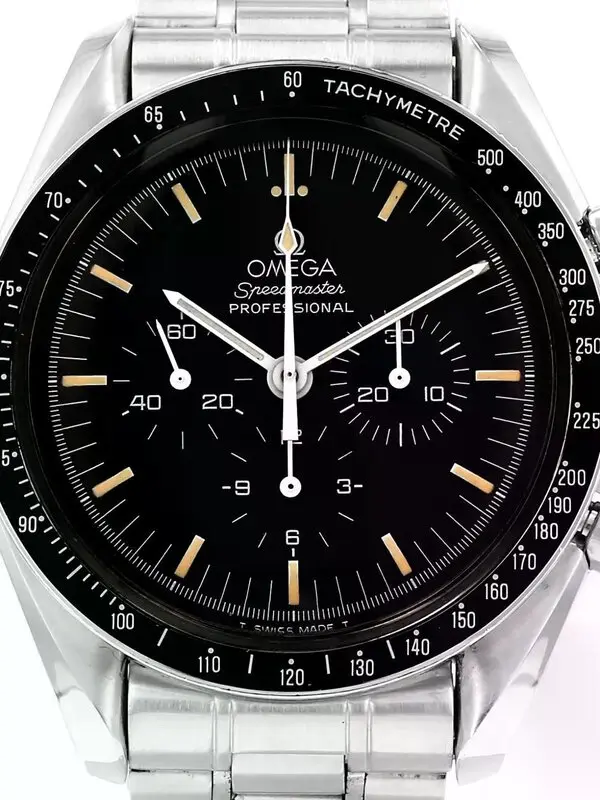 Omega Speedmaster Tachymeter Chronograph Watch - Black
