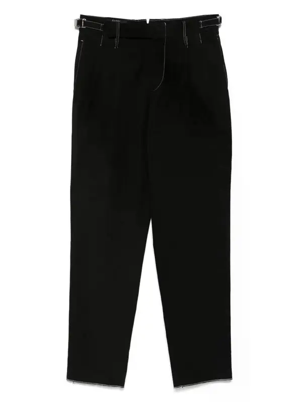 Gucci 2000s Cotton Straight Leg Trousers