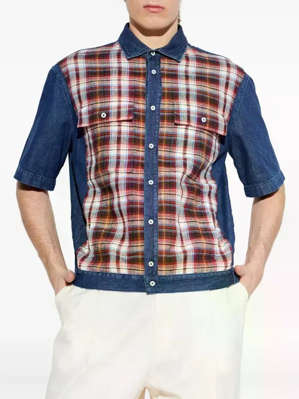 Dsquared2 Checked Denim Shirt
