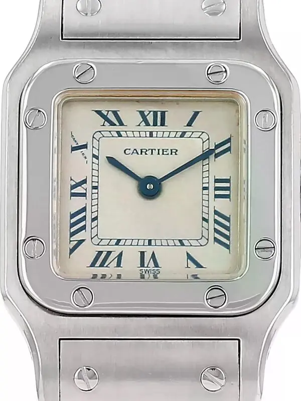 Cartier Santos 29mm -tone Watch - Silver