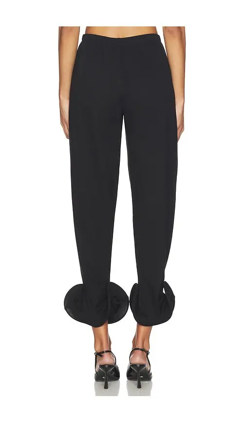 SID NEIGUM Sculptural Hem Crepe Trousers