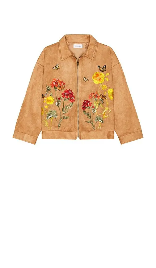 RYOKO RAIN Monarch Clay Suede Work Jacket