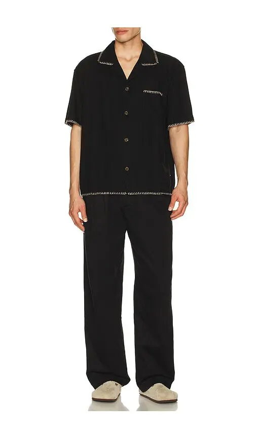 RHYTHM Relaxed Whip Stitch Shirt In . Also