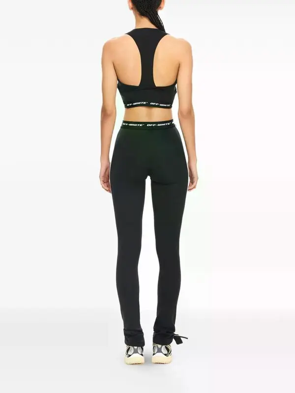 Off-White Logo Band Crop Top