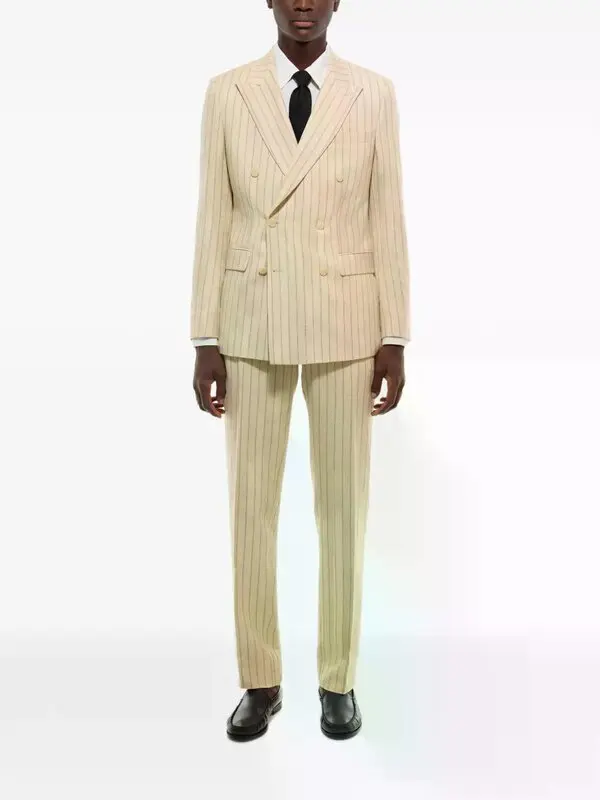 FURSAC Pinstripe Double-breasted Suit