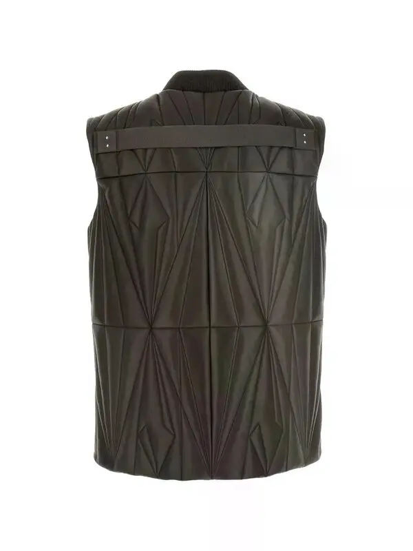 MONCLER + RICK OWENS Quilted Leather Vest