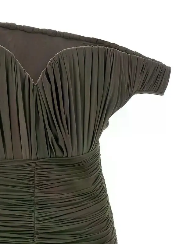Magda Butrym Draped One-shoulder Mini Dress