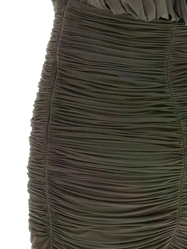 Magda Butrym Draped One-shoulder Mini Dress