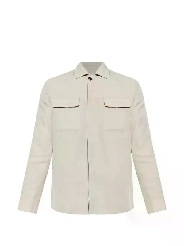 Eleventy Chest-pockets Jacket - Neutrals