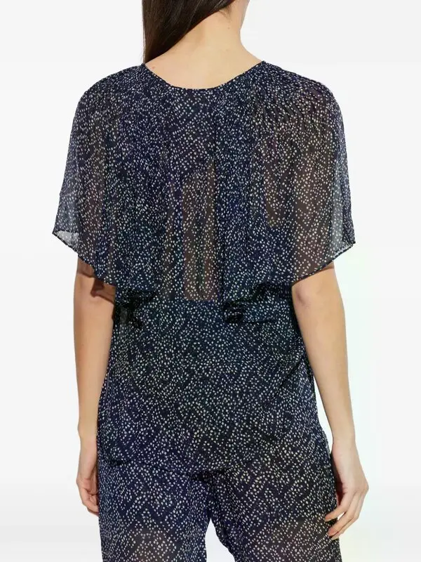 MARANT ETOILE Ruffled Printed Top