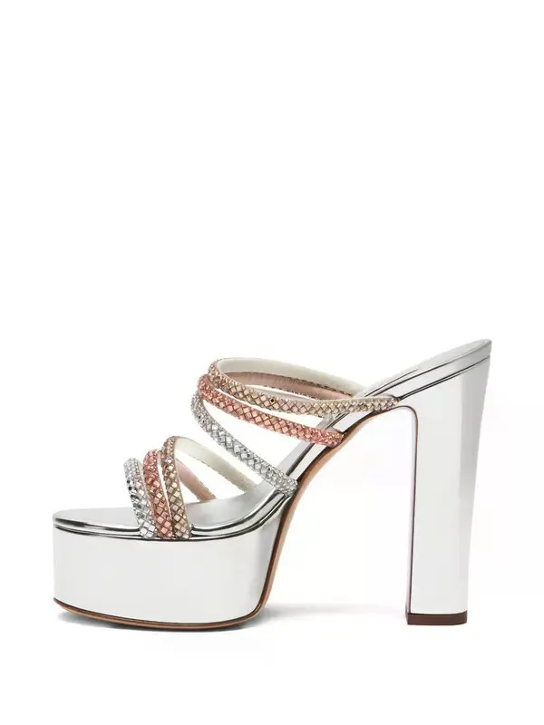 Casadei Embellished Platform Sandals