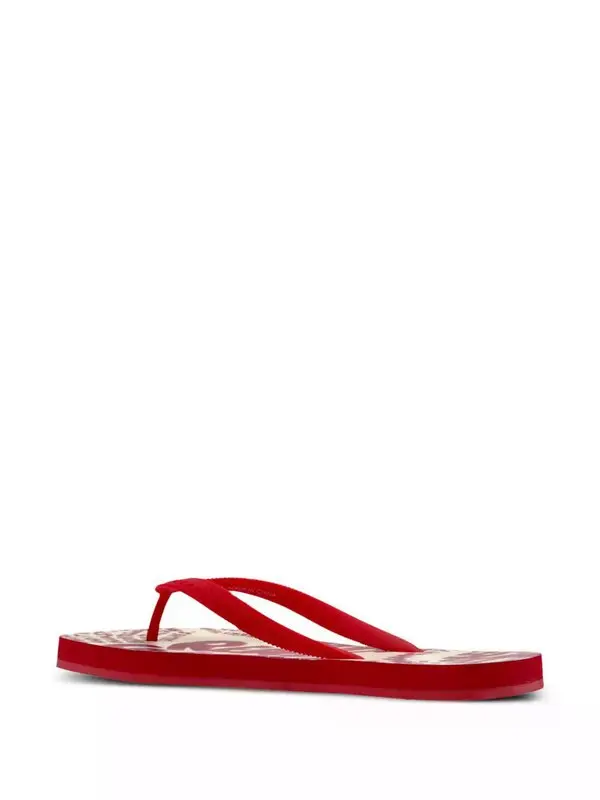 Dsquared2 Rebel Hibiscus Flip-flops