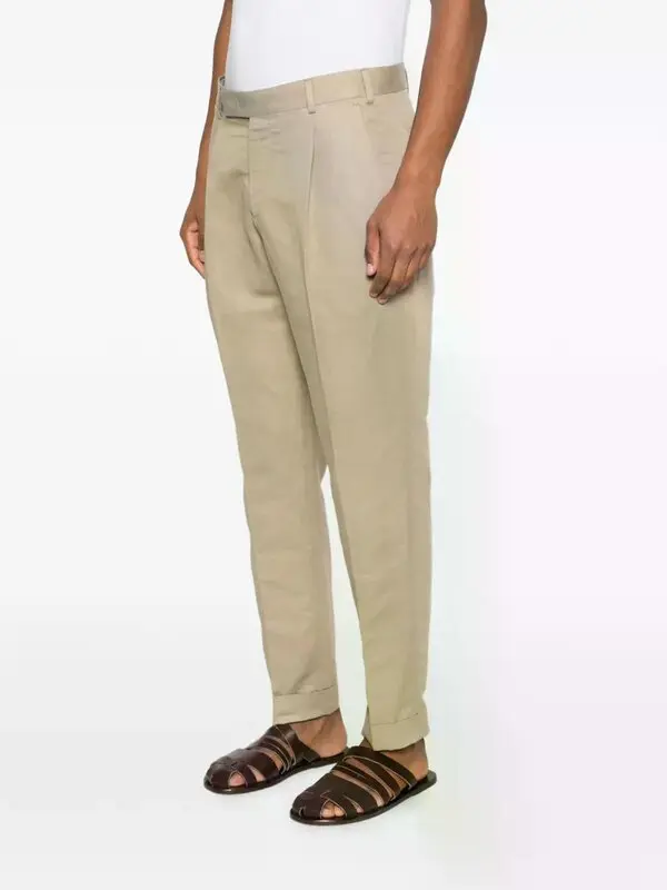 PT TORINO Pleated Trousers - Neutrals