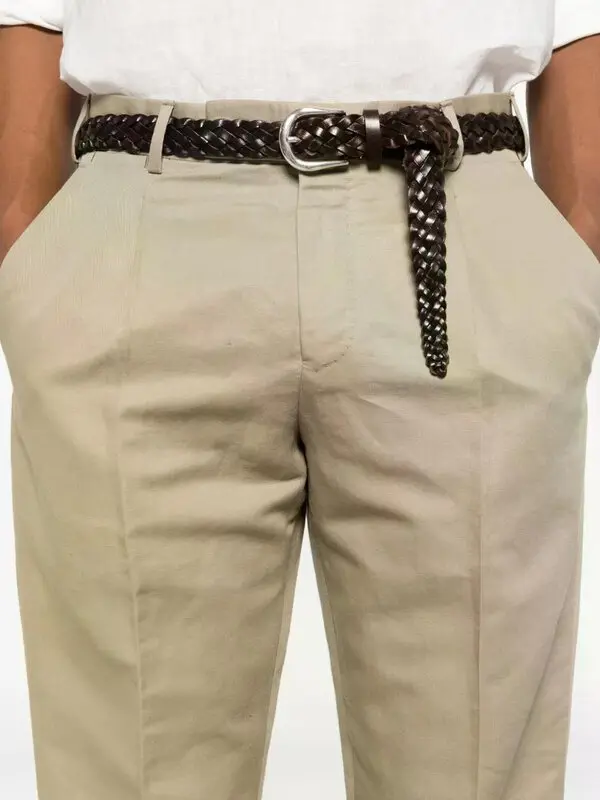 PT TORINO Pleated Trousers - Neutrals