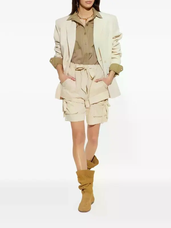 MARANT ETOILE Light Khaki Button-up Pocket Shirt