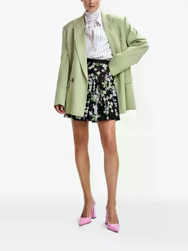 Essentiel Antwerp Striped Rhinestone Shirt - White