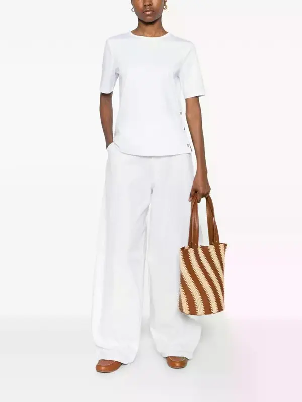 Herno Cotton T-shirt With Short Sleeves - White