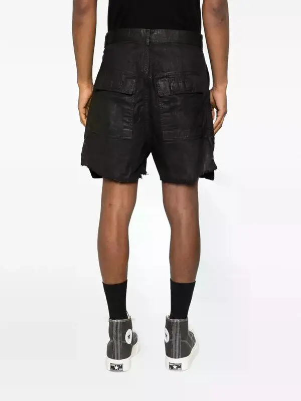 Rick Owens Bauhaus Frayed Shorts