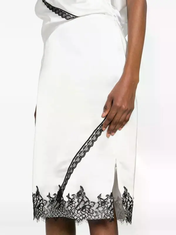 IRO PARIS Lace Trimmed Halterneck Midi Dress
