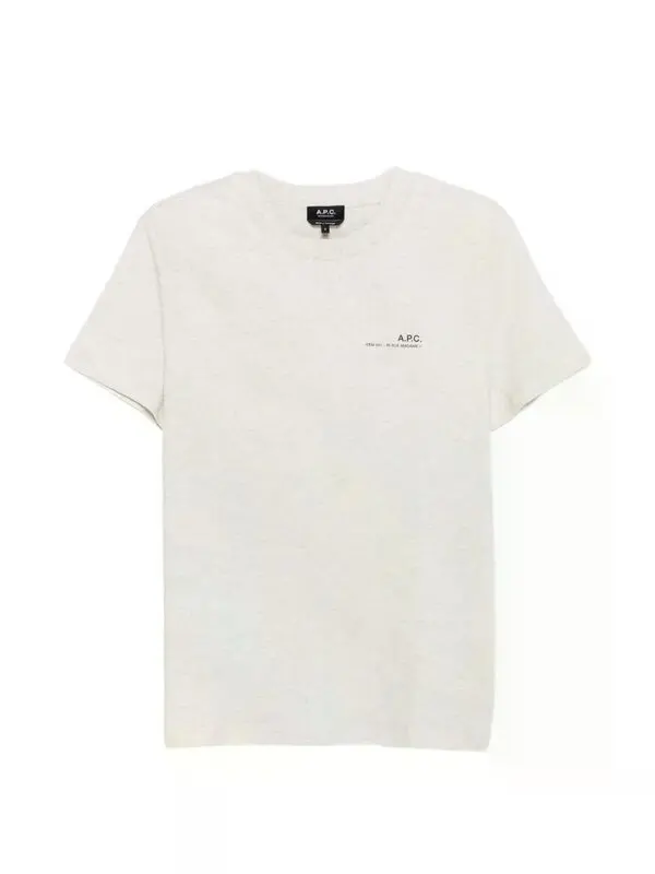 A.p.c. Logo-detail T-shirt - Neutrals
