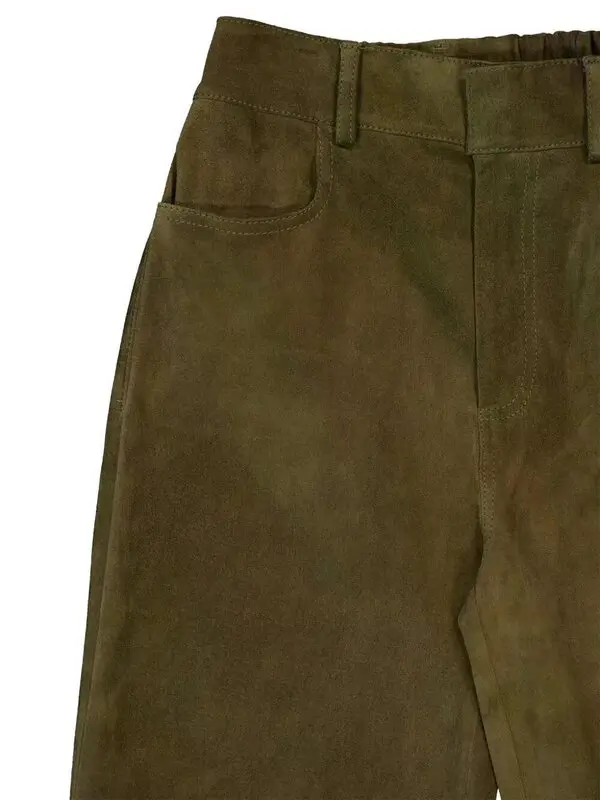 PAULA Alice Suede Flared Trousers