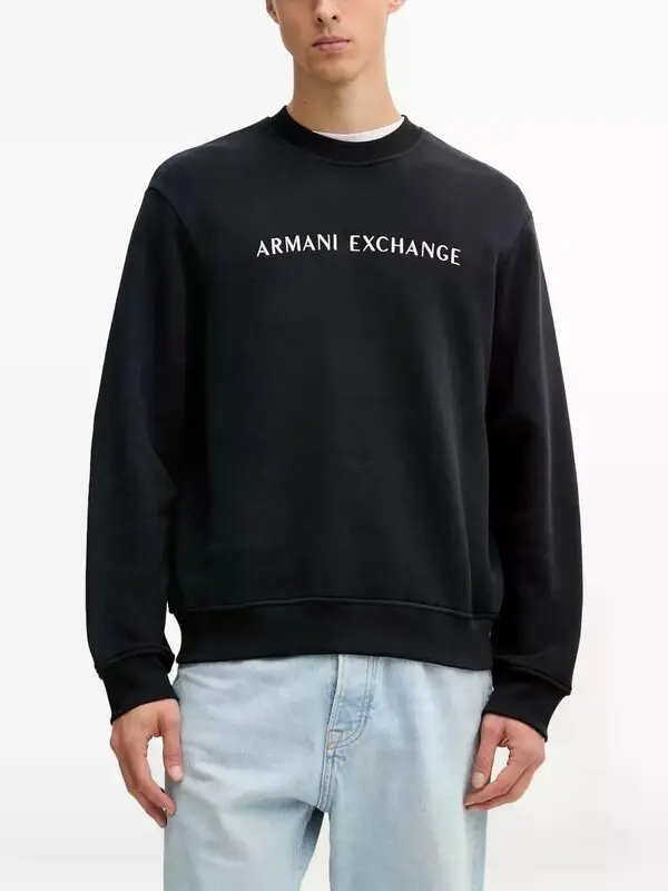Armani Exchange Logo-detail Long-sleeve Sweatshirt