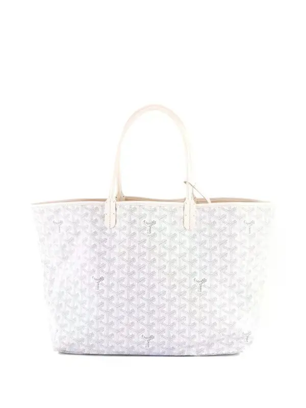 Goyard Saint Louis Coated Canvas Pm Tote Bag - White