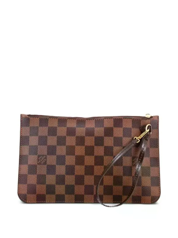 LOUIS VUITTON Neverfull Pochette Damier Pouch
