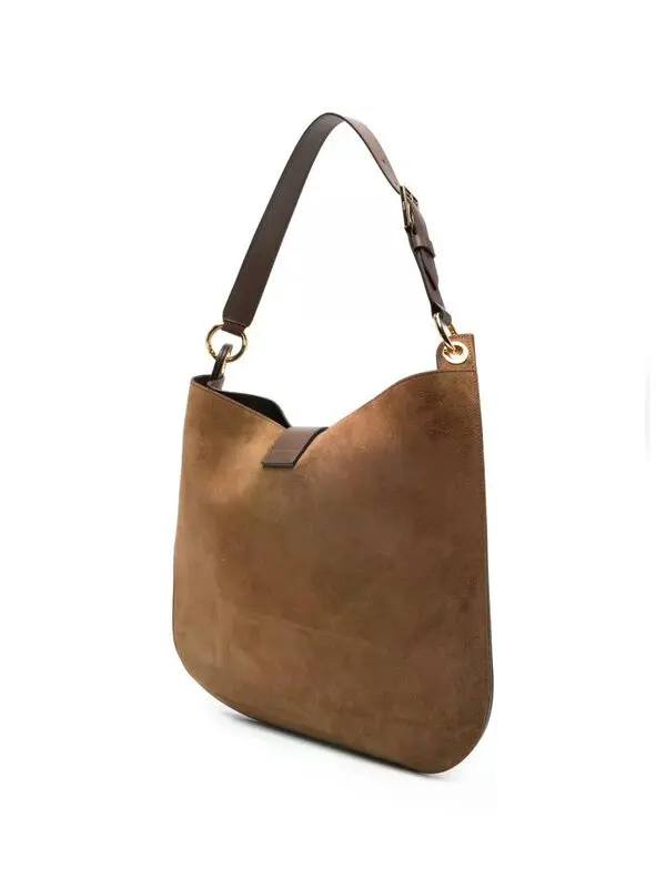 TOM FORD T Signature Shoulder Bag - Brown
