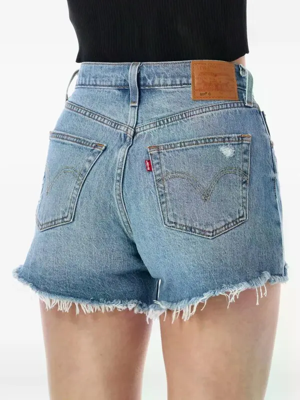 LEVI'S 501® Curve Frayed Hem Shorts
