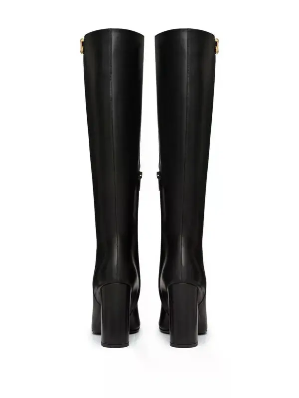 Valentino Garavani 100mm Vlogo The Bold Edition Boots - Black