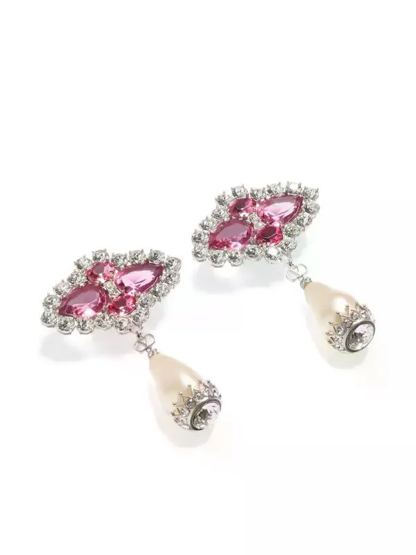 Valentino Garavani Pas Plus Crystal Teardrop Earrings
