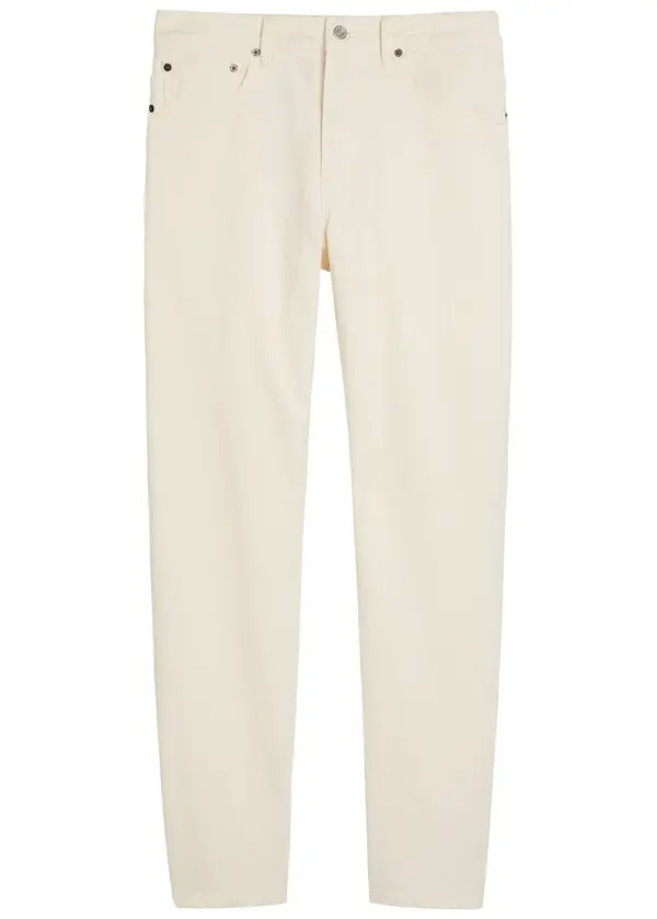 FRAME Straight-leg Denim Jeans - Ecru
