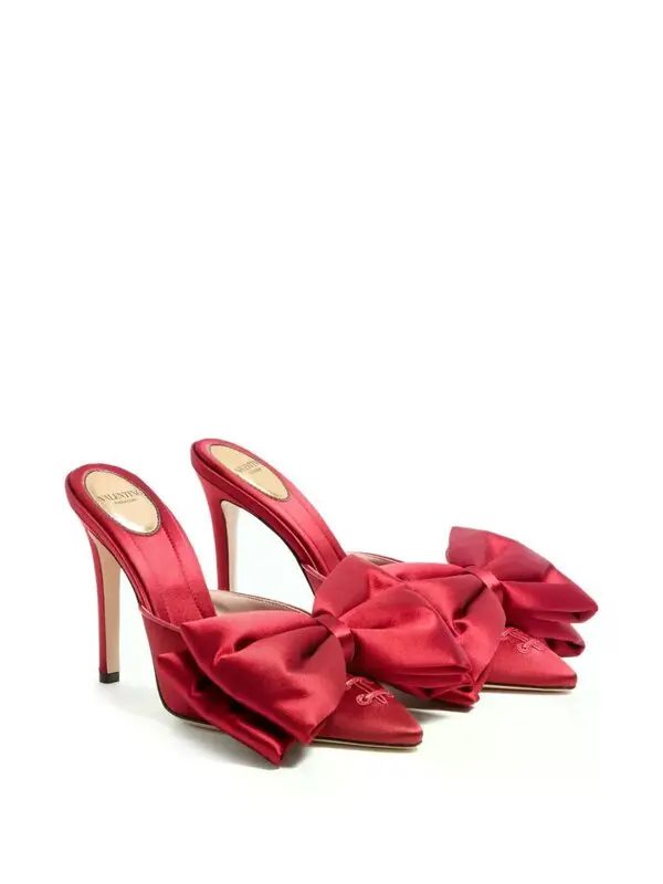 Valentino Garavani Yolande Satin Mules