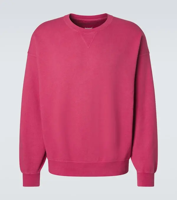 Visvim Jumbo Cotton Jersey Sweatshirt - Red