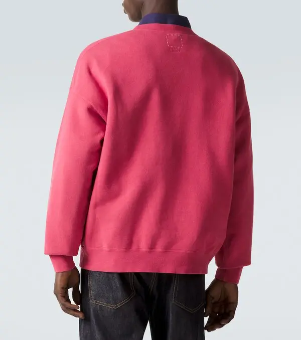 Visvim Jumbo Cotton Jersey Sweatshirt - Red