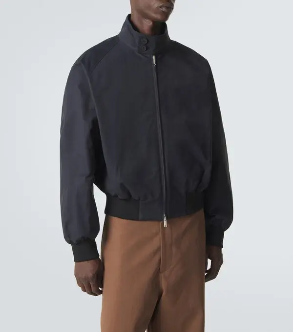 Studio Nicholson Oversized Cotton-blend Bomber Jacket